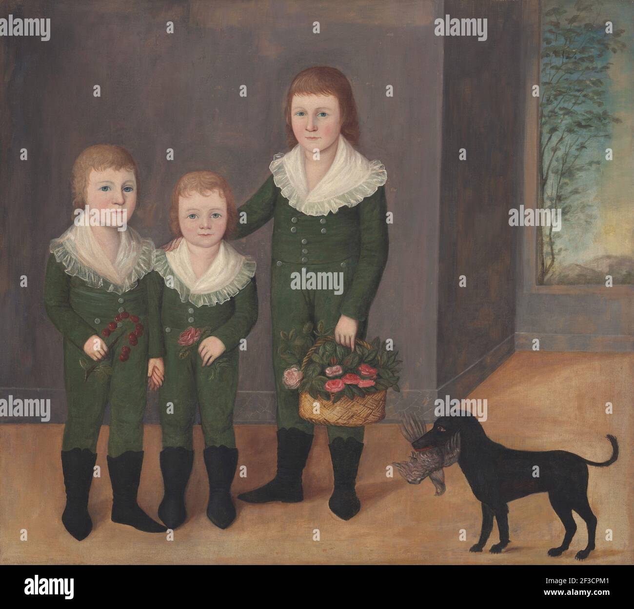 The Westwood Children, c. 1807 Stock Photo - Alamy