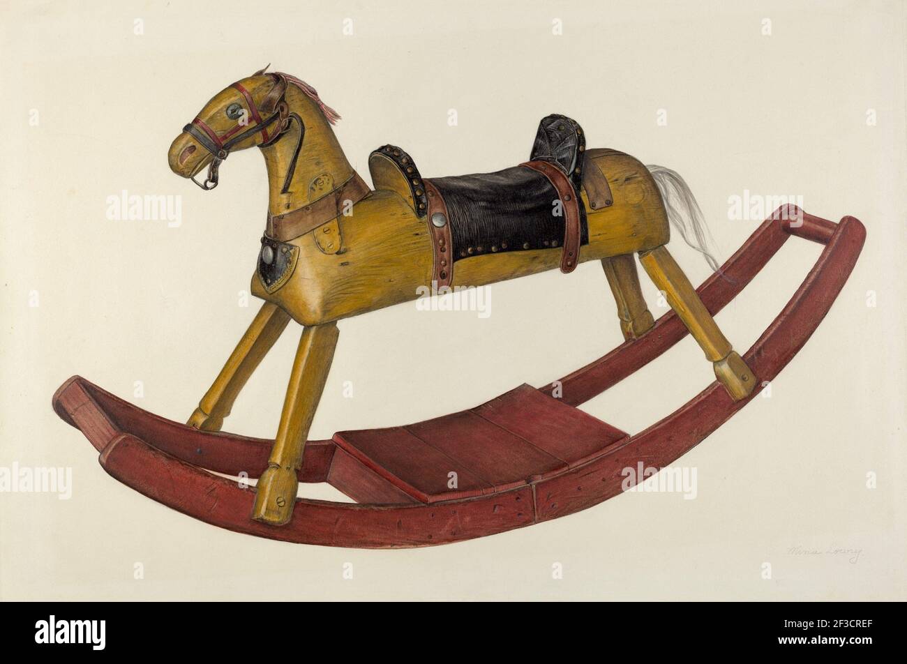 1940s rocking horse hi-res stock photography and images - Alamy