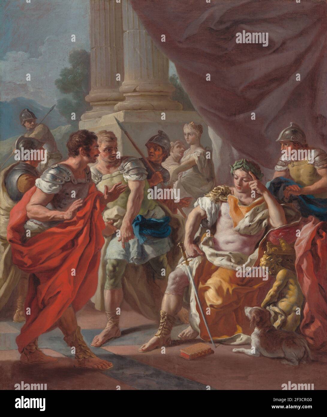 Ancient greek crown painting hi-res stock photography and images - Alamy