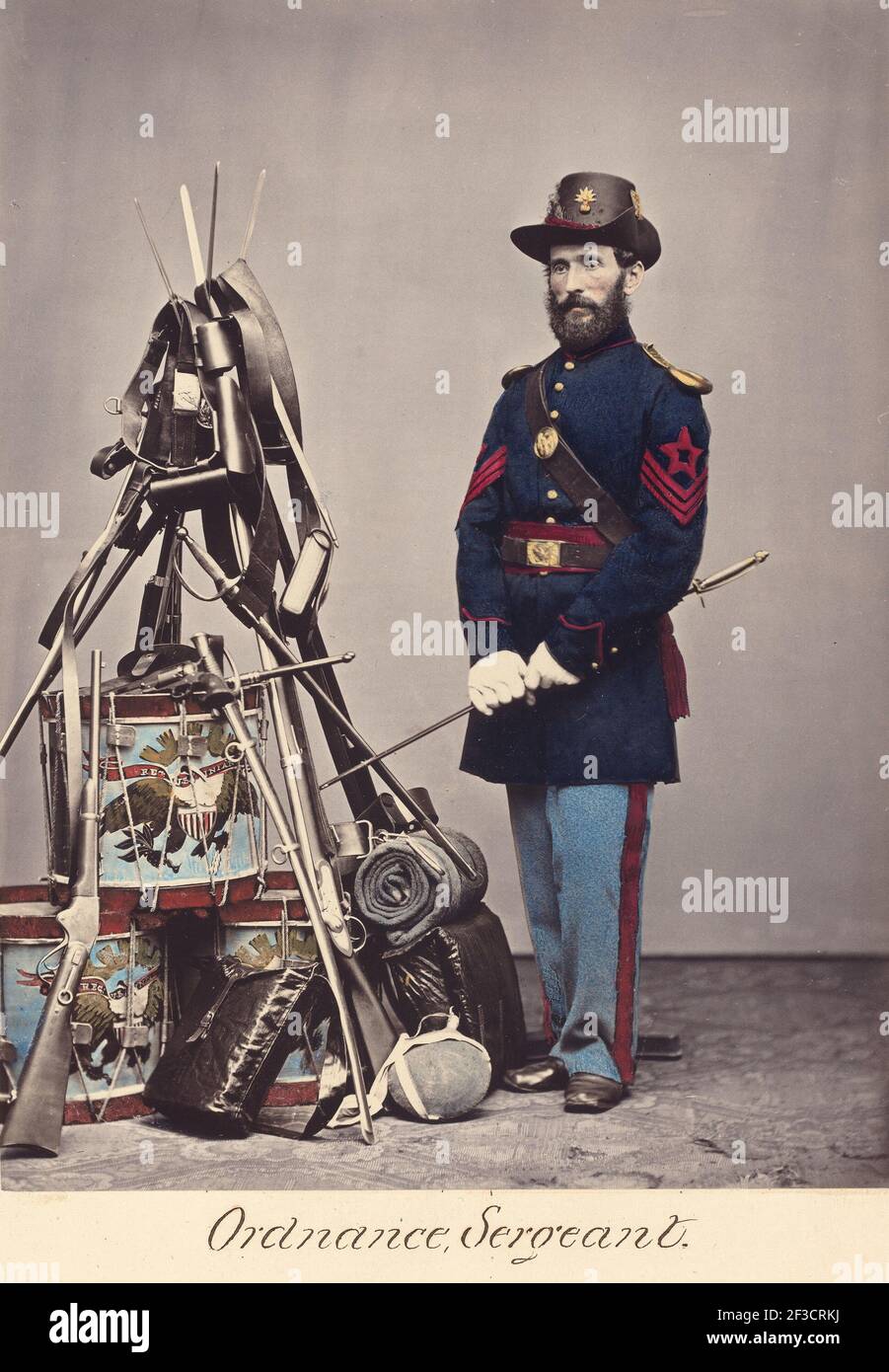 Ordnance, Sergeant, 1866 Stock Photo - Alamy