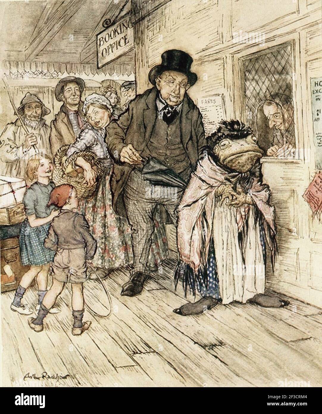 wind in the willows arthur rackham illustration Stock Photo - Alamy