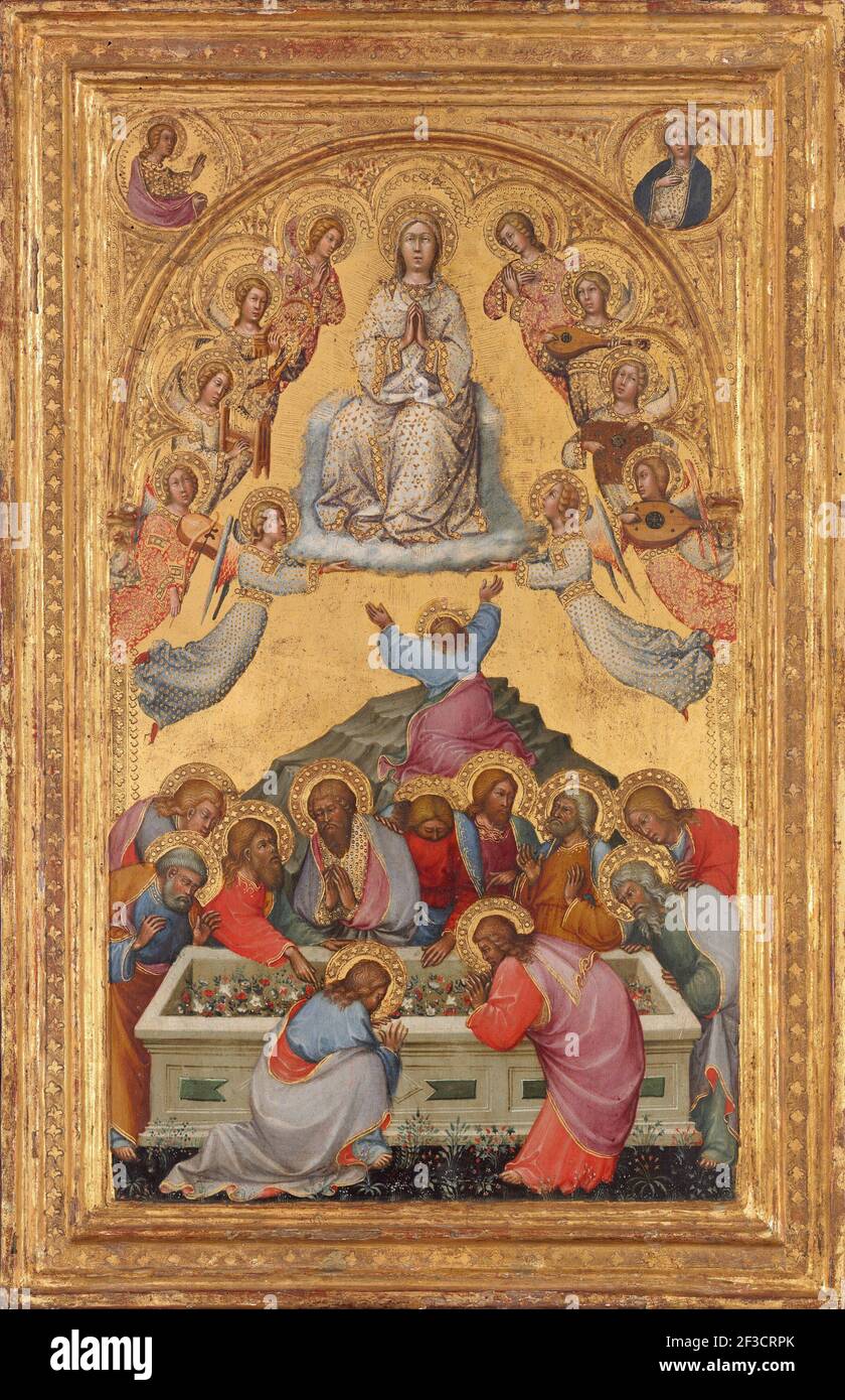The Assumption of the Virgin with Busts of the Archangel Gabriel and ...