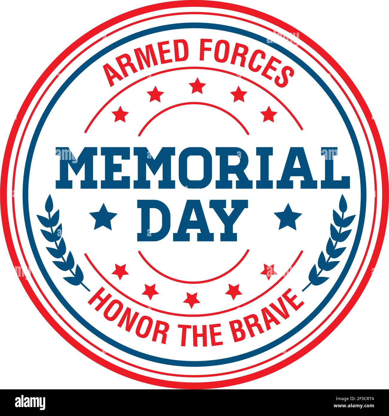 memorial day stamp Stock Vector Image & Art - Alamy