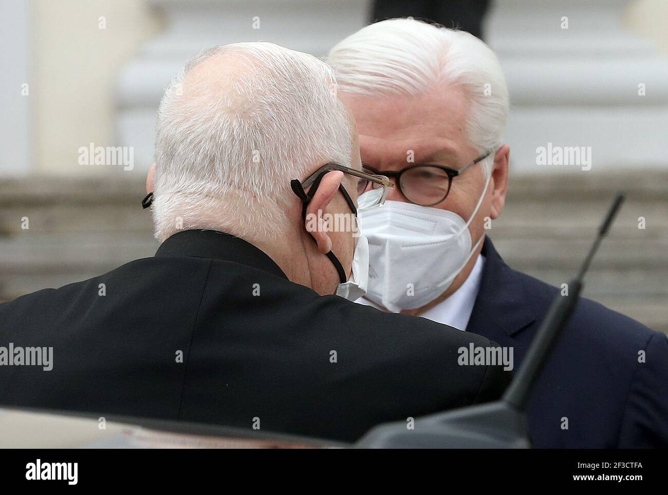 Berlin, Germany. 16th Mar, 2021. Wearing a mouth and nose mask, Federal ...