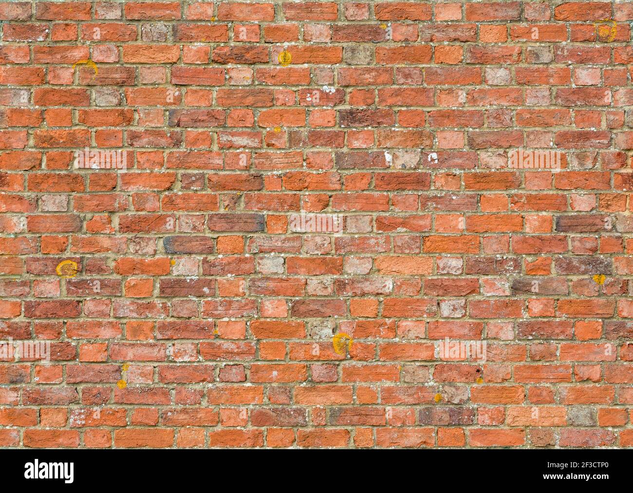 Full frame, seamless brick wall pattern texture background, with old UK ...