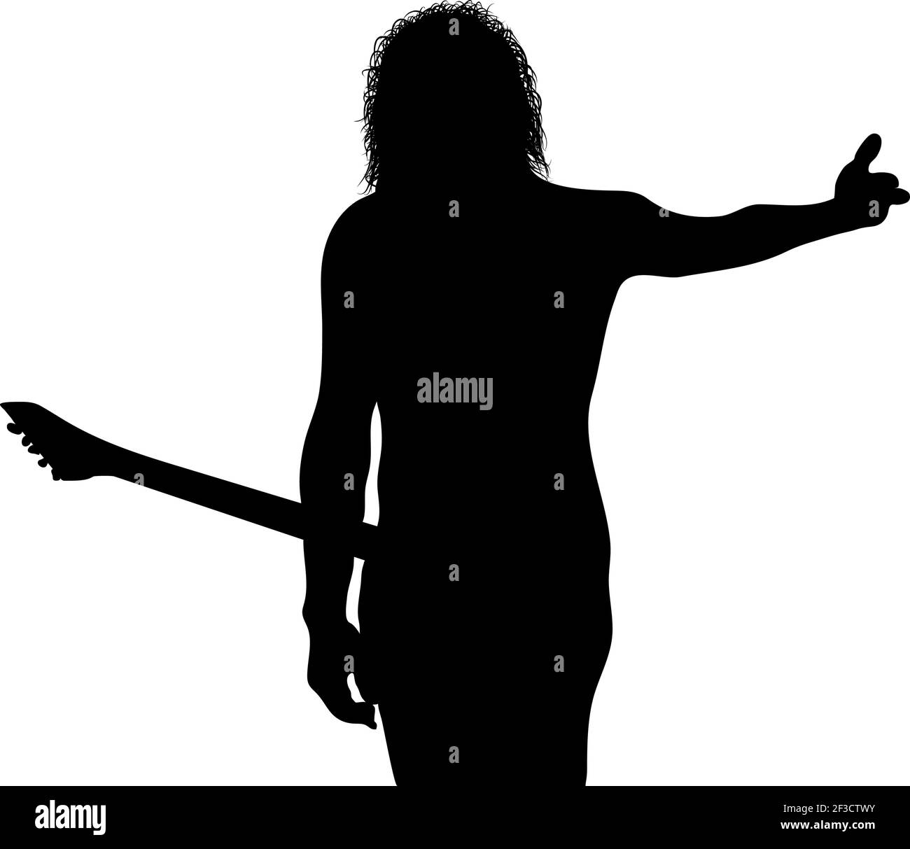Rockstar pose Cut Out Stock Images & Pictures - Alamy