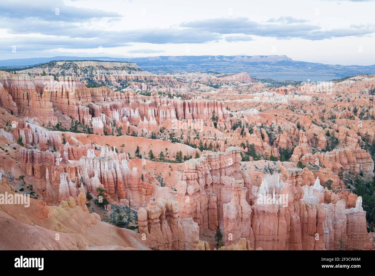 Bryce Canyon National Park, Utah desert landscape, USA. Aerial view of ...