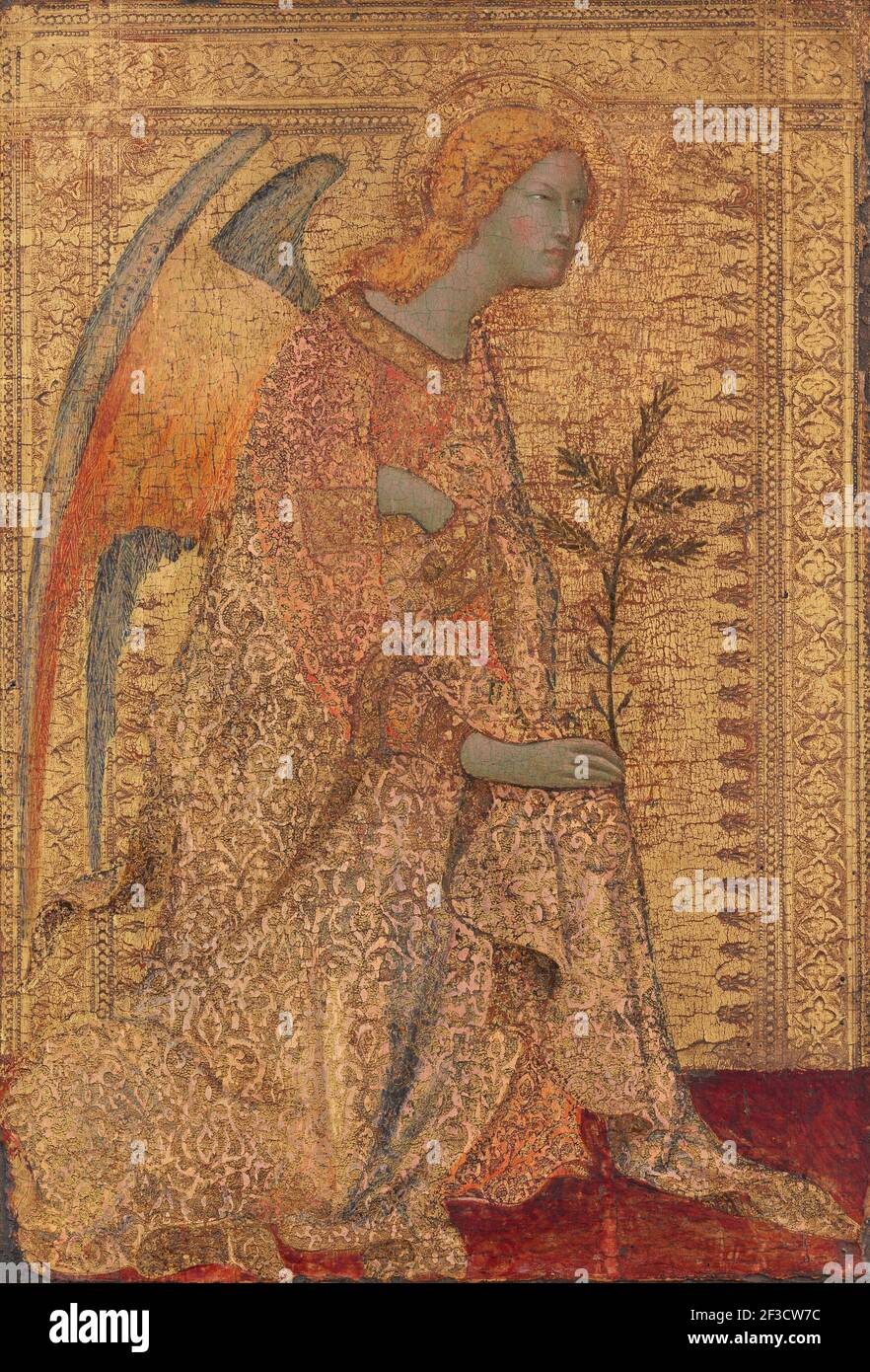 Archangel gabriel art 14th century hi-res stock photography and images - Alamy