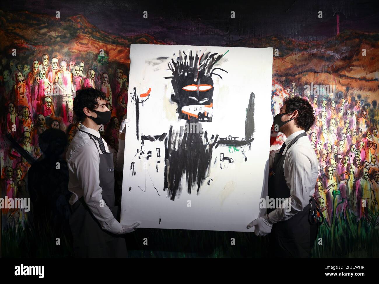 Basquiat jean michel self portrait hi-res stock photography and images ...