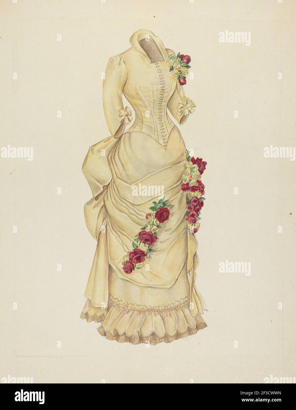 Victorian bustle dress hi-res stock photography and images - Alamy