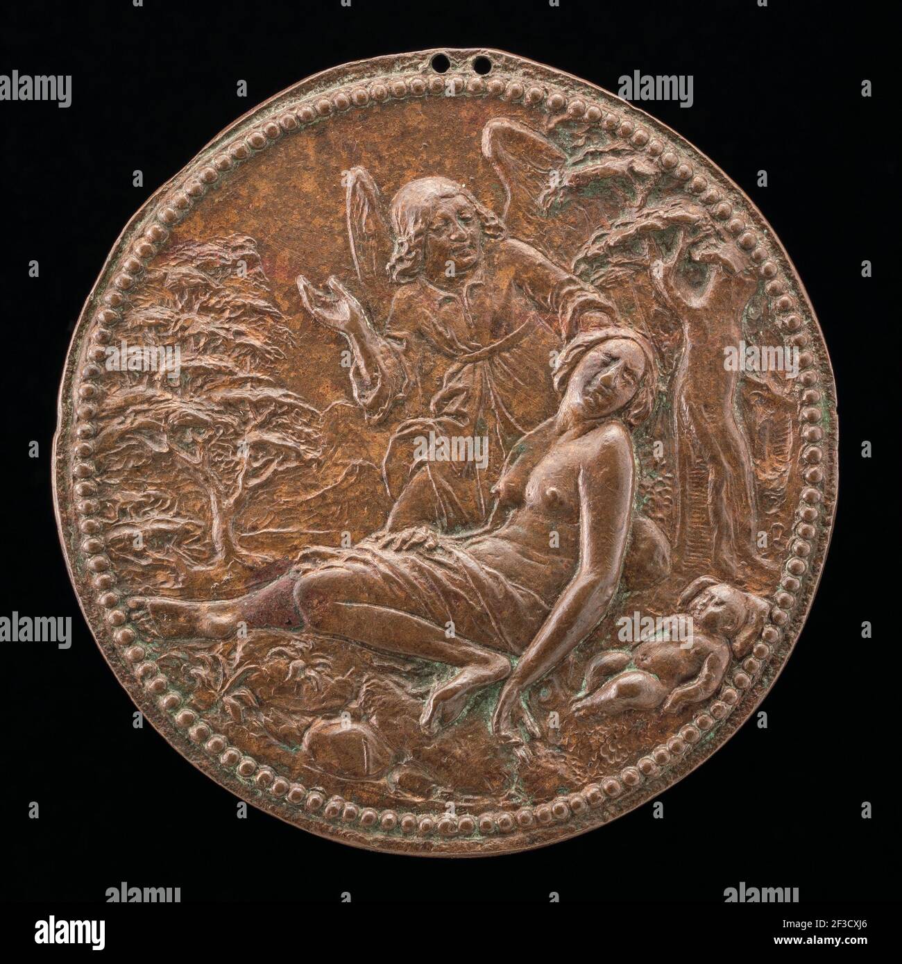 Hagar(?) and the Angel, late 16th century Stock Photo - Alamy