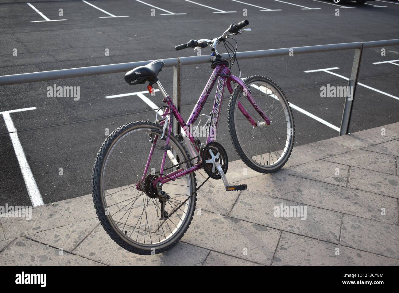 Artistic bicycle on landscape background Stock Photo - Alamy