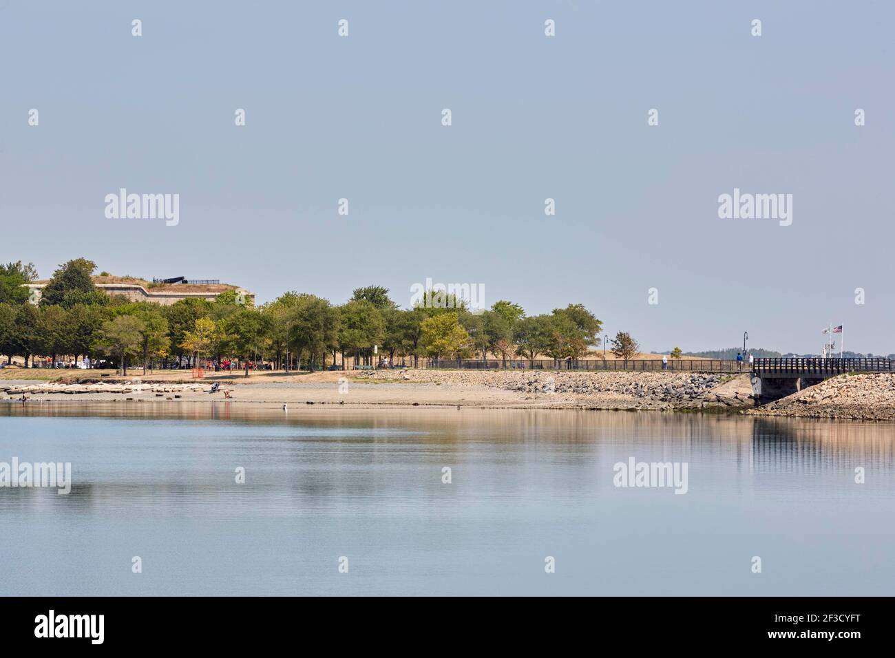 Fort Independence Adams Bastion, Castle Island, South Boston ...