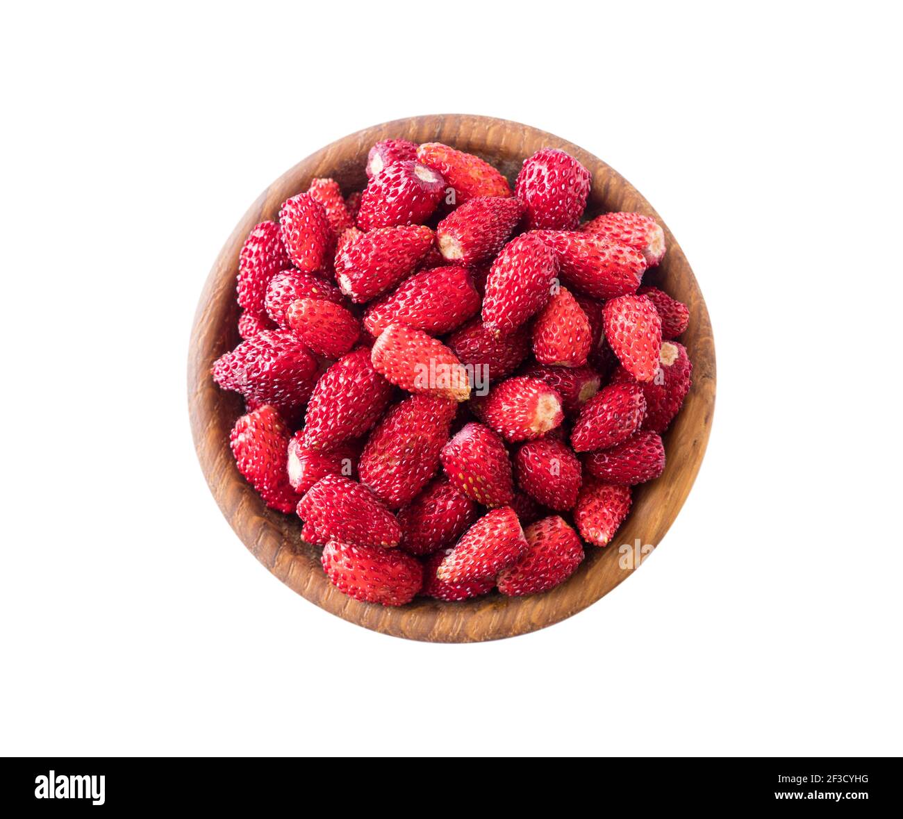 Fresh strawberries lay on white background. Top view. Wildberries on a ...