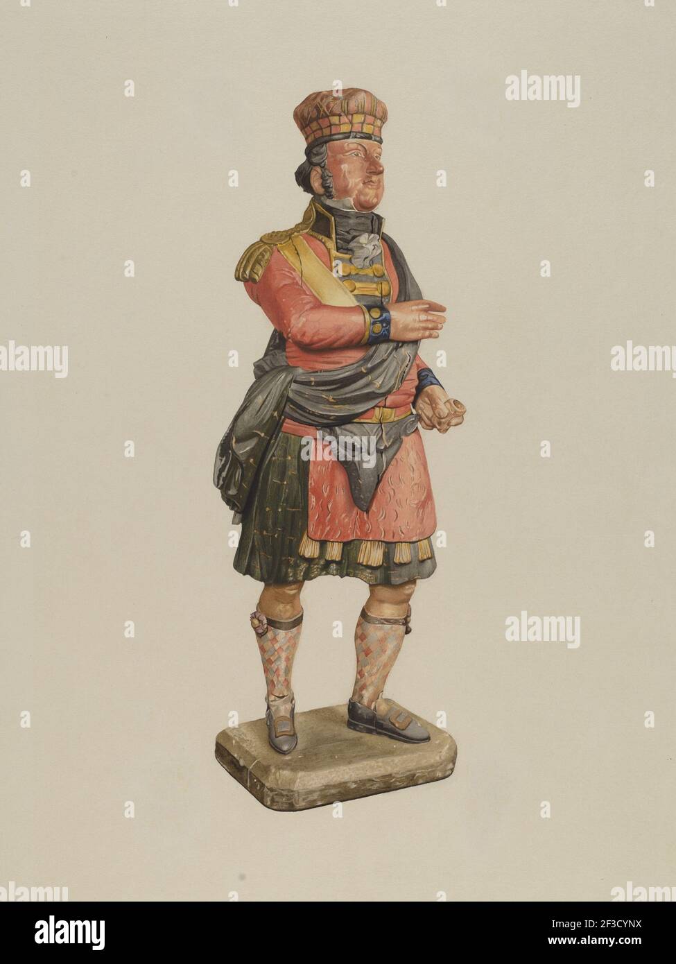 Tradesman's Sign: Highlander, 1935/1942 Stock Photo - Alamy