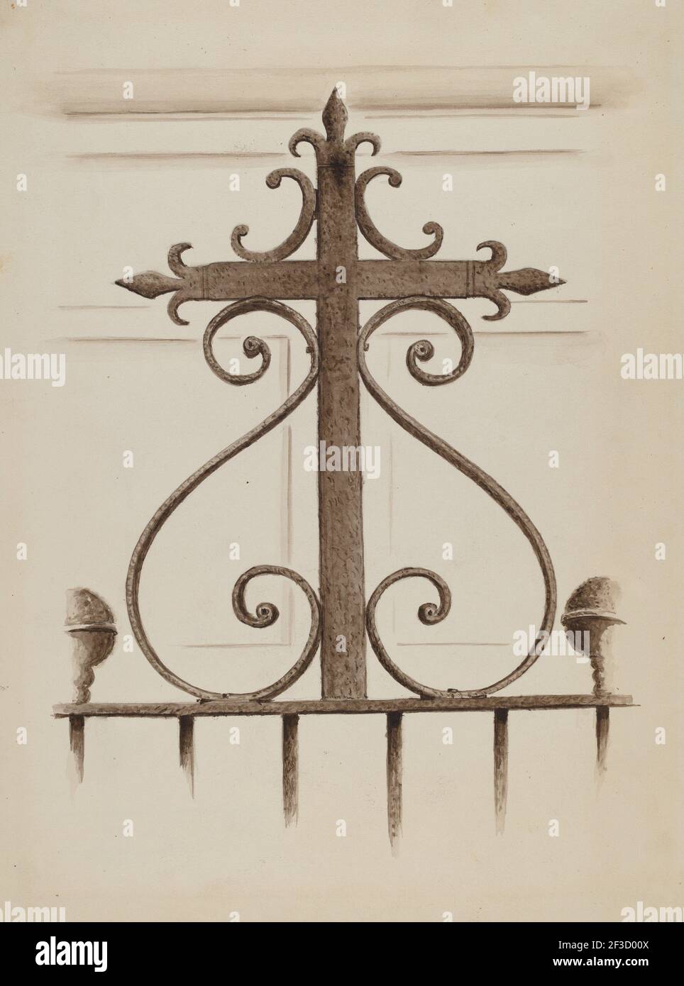 Wrought Iron Cross, 1935/1942 Stock Photo - Alamy