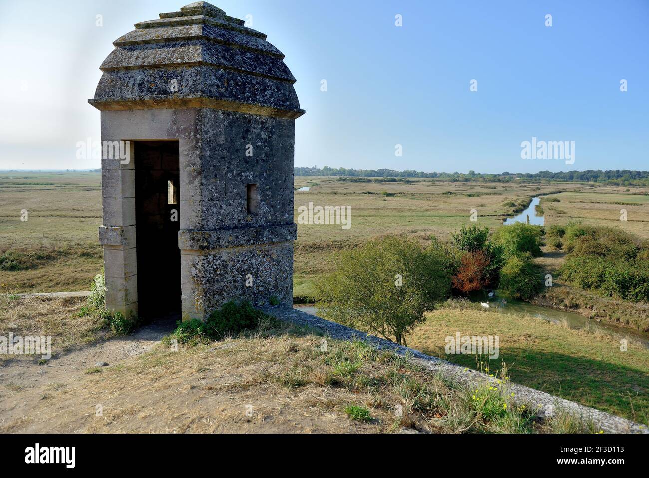 Brouage (central-western France): bartizan on the ramparts of the ...