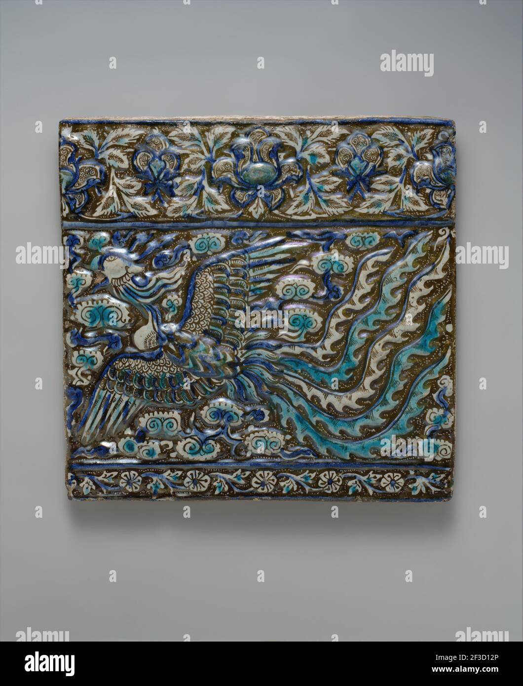 Tile with Image of Phoenix, Iran, late 13th century Stock Photo - Alamy