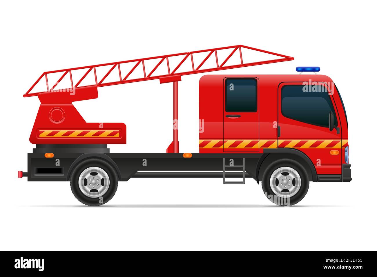 fire engine car vehicle vector illustration isolated on white ...