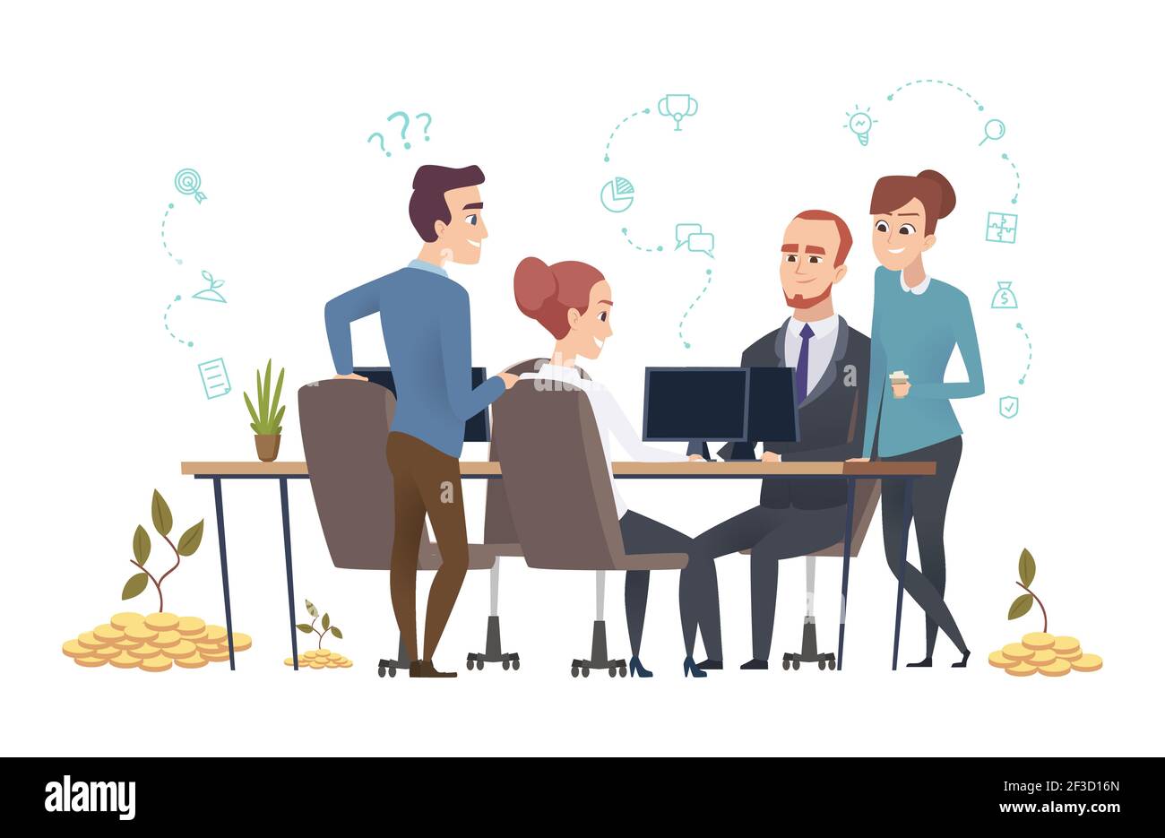 Effective communication cartoon hi-res stock photography and images - Alamy
