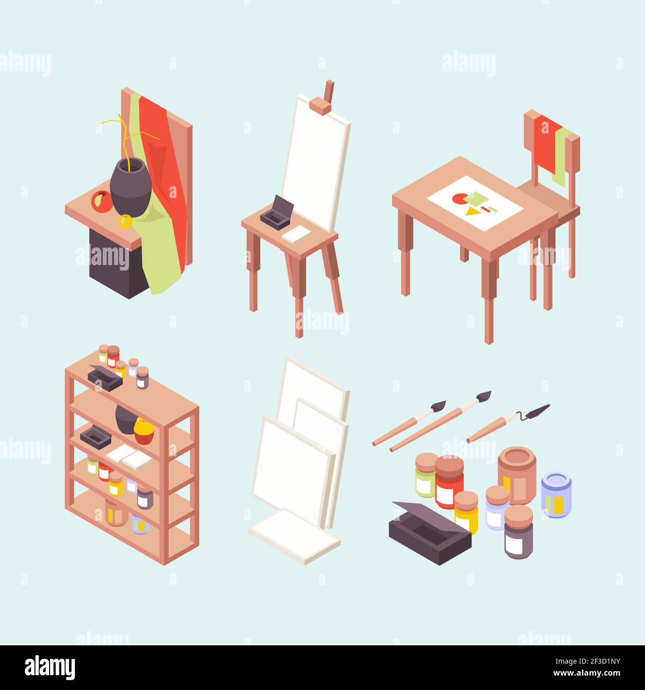 Stand still artists Stock Vector Images - Alamy