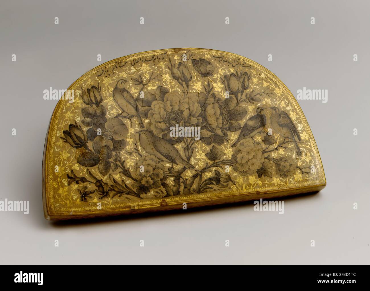 Lacquer Mirror Case, Iran, dated A.H. 1295/ A.D. 1878 Stock Photo - Alamy