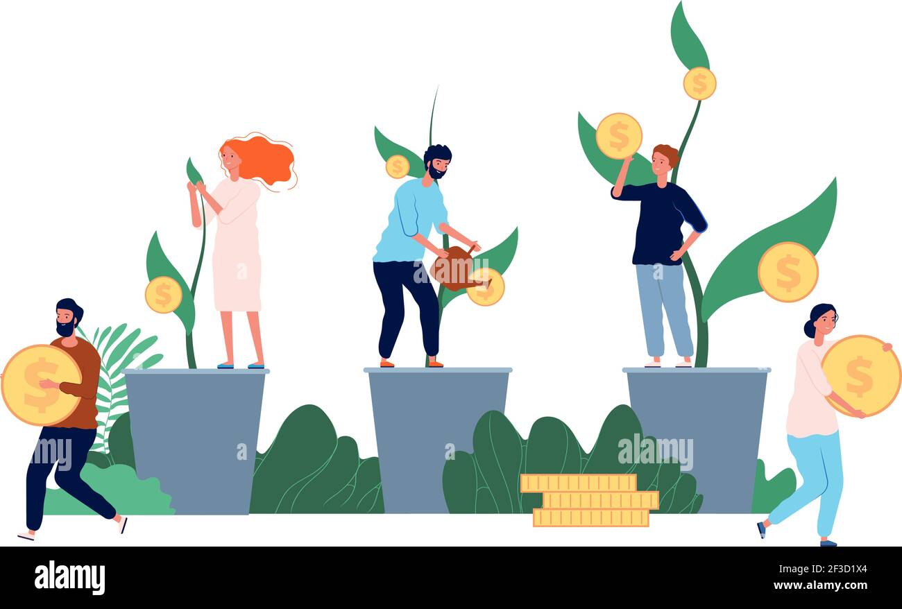 Investment cartoon hi-res stock photography and images - Alamy