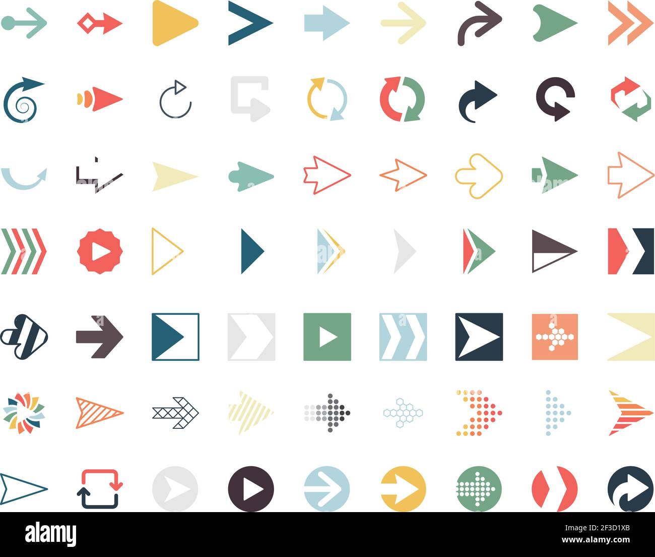 Directional Buttons Stock Vector Images - Alamy