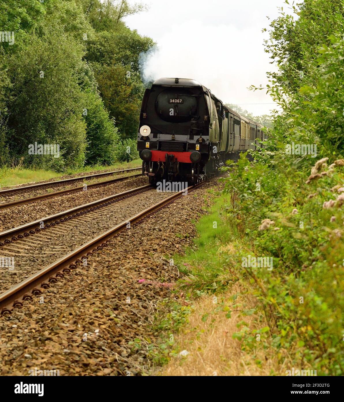 Preserved steam loco 34067 hi-res stock photography and images - Alamy