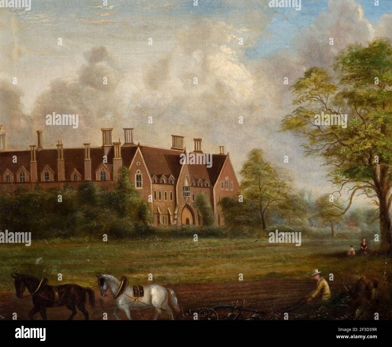 Saltley College, Birmingham, 1852. St Peter's College, Saltley Stock ...