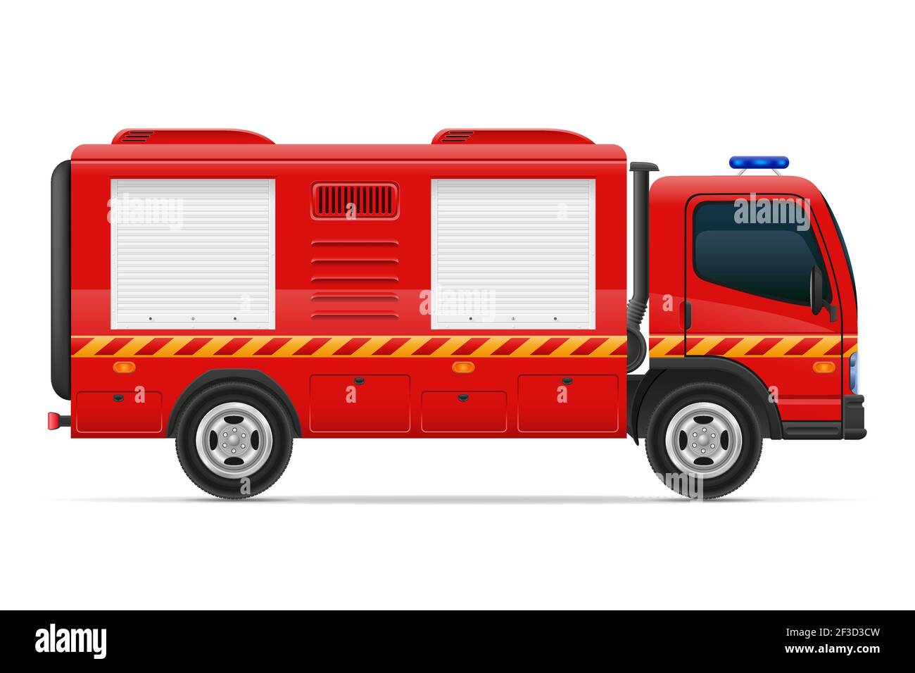 fire engine car vehicle vector illustration isolated on white ...