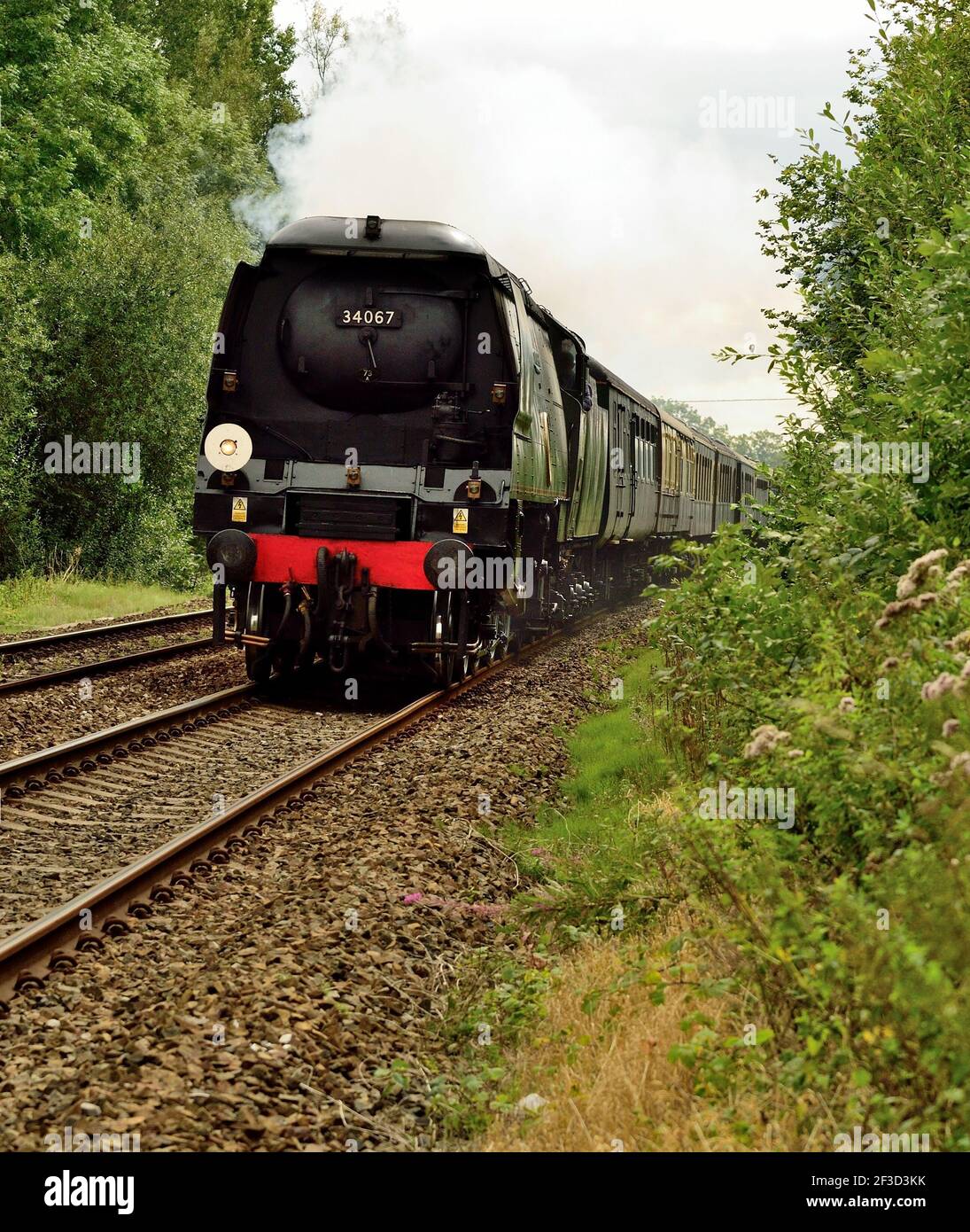 Preserved steam loco 34067 hi-res stock photography and images - Alamy