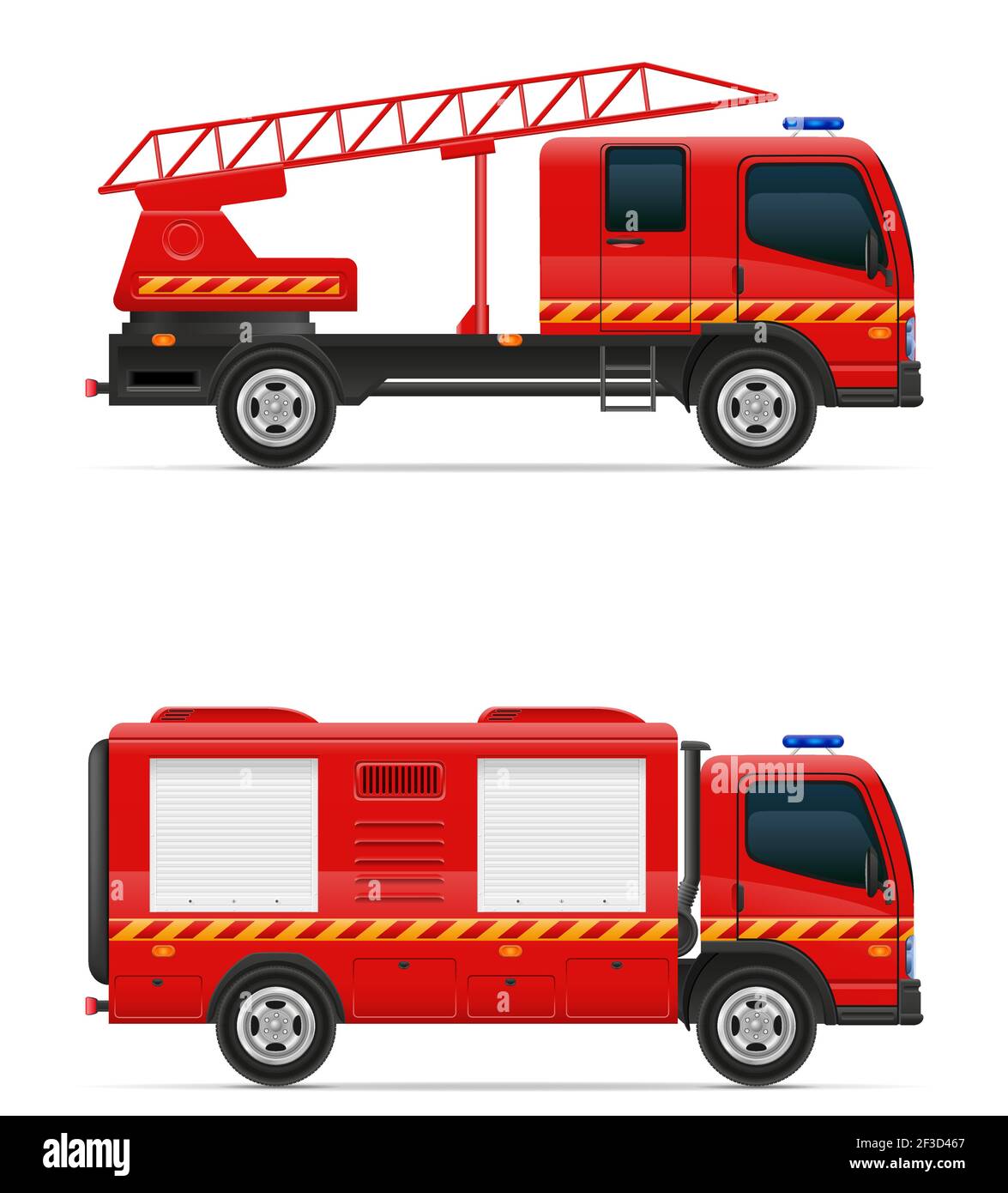 fire engine car vehicle vector illustration isolated on white ...