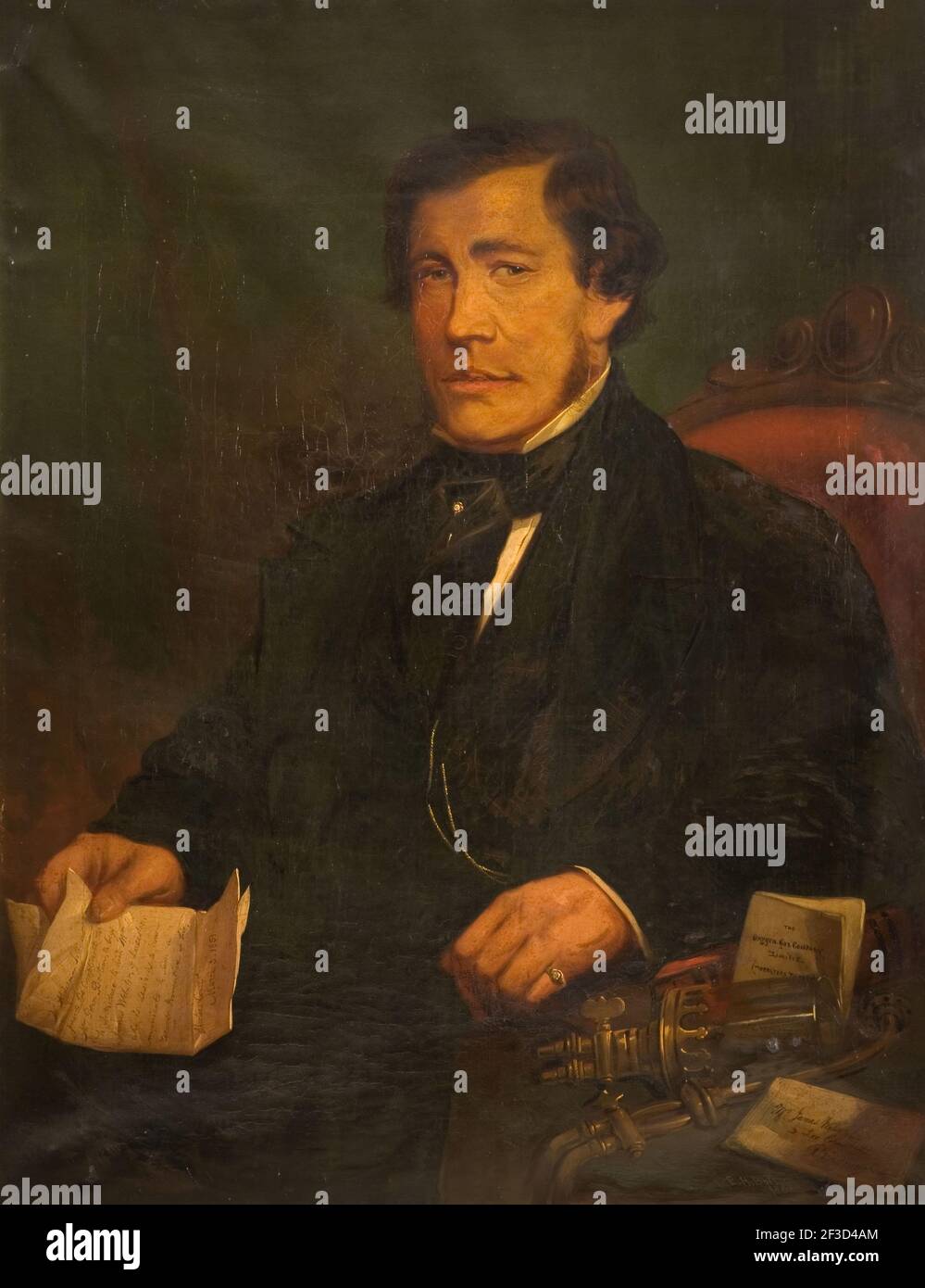 Portrait of James Fern Webster, 1862. James Fern Webster was an ...