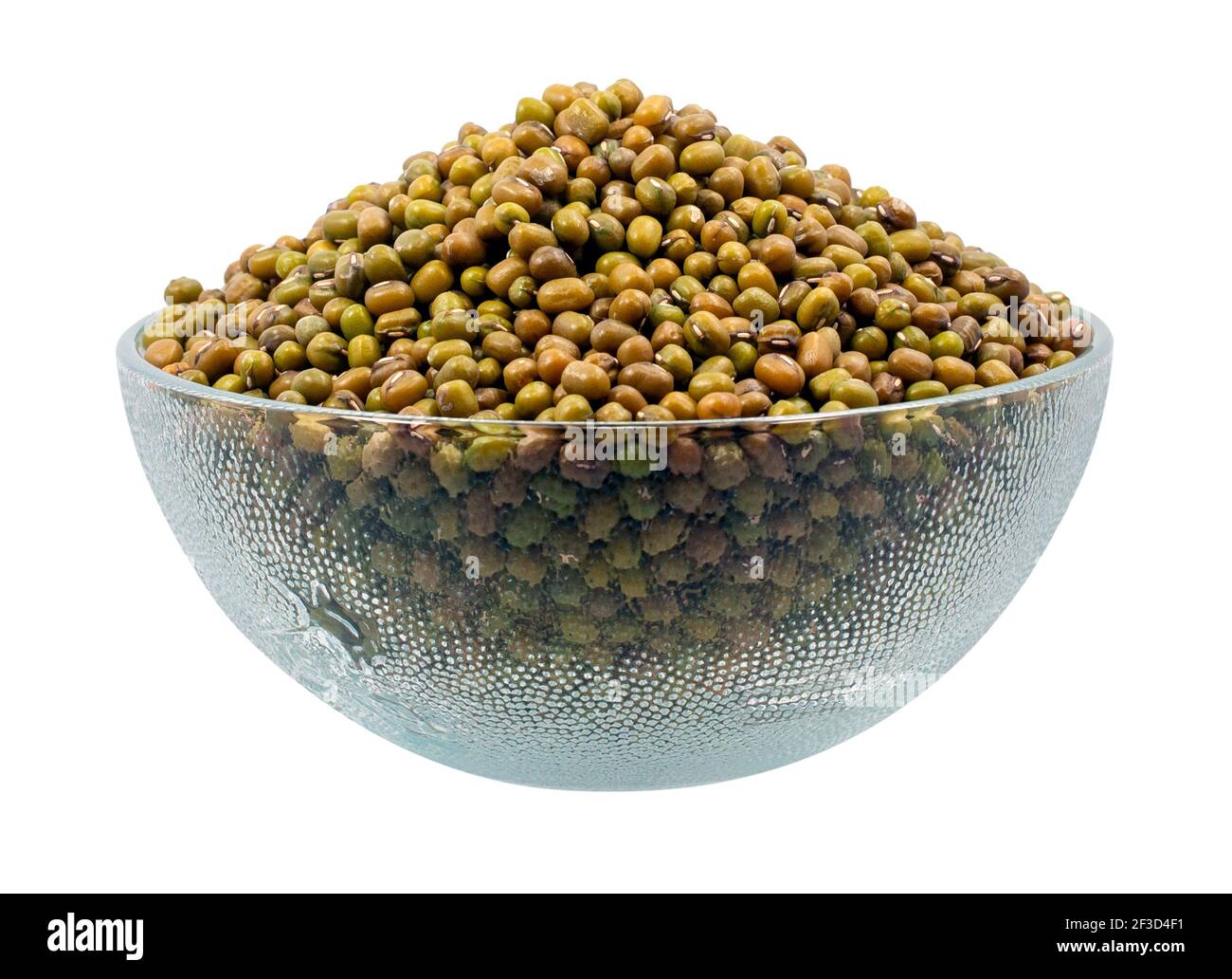 Mung bean (Vigna radiata) seeds isolated on white background Stock ...