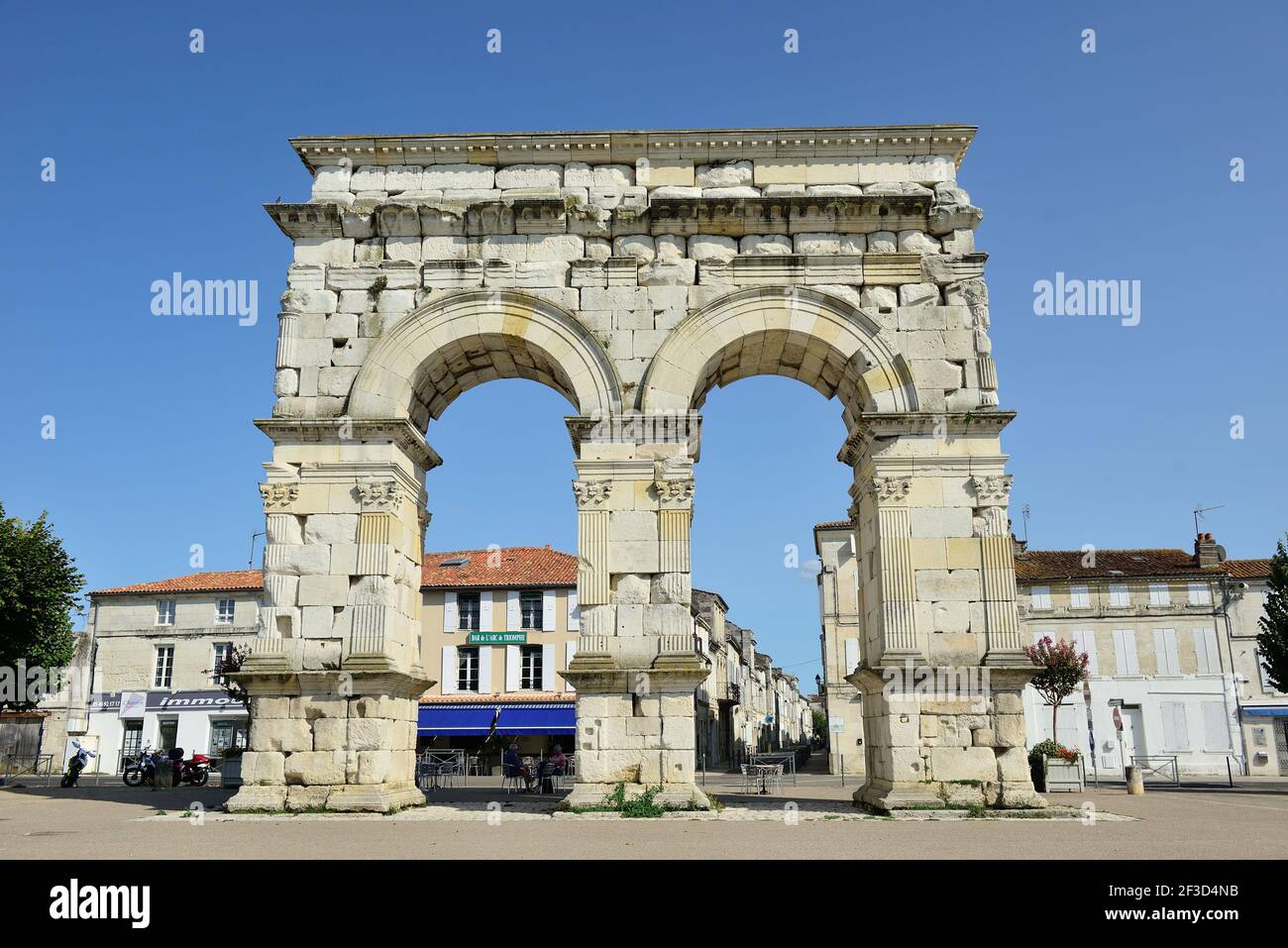 Saintes (central-western France): the Arch of Germanicus, vestige of ...