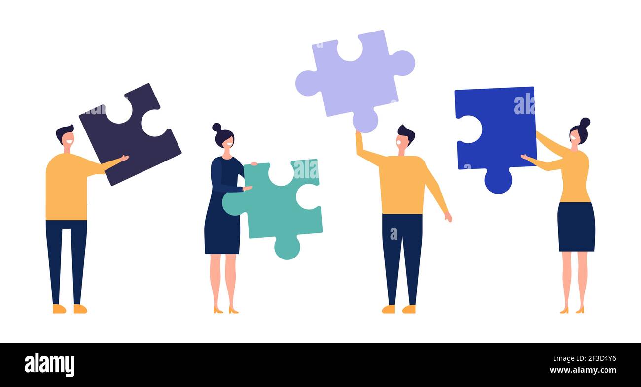 Teamwork concept. Business team, collaboration vector illustration ...