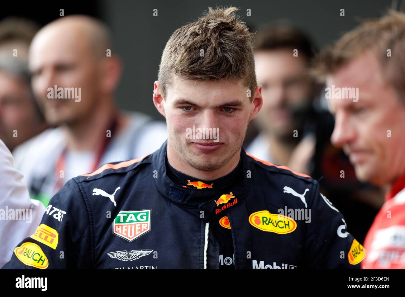 VERSTAPPEN Max (ned), Aston Martin Red Bull Tag Heuer RB14, portrait ...