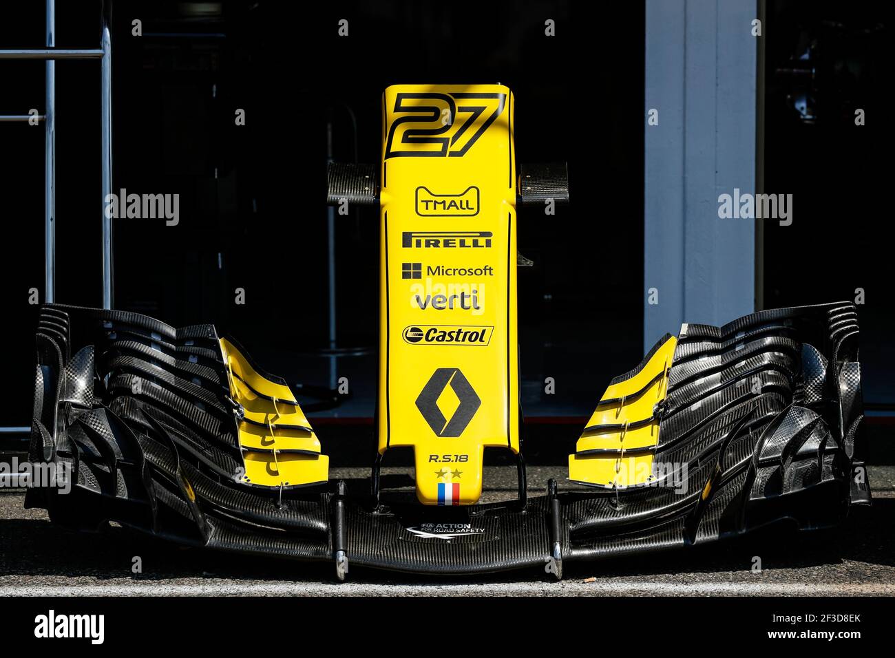Renault sport f1 team rs18 front wing hi-res stock photography and ...