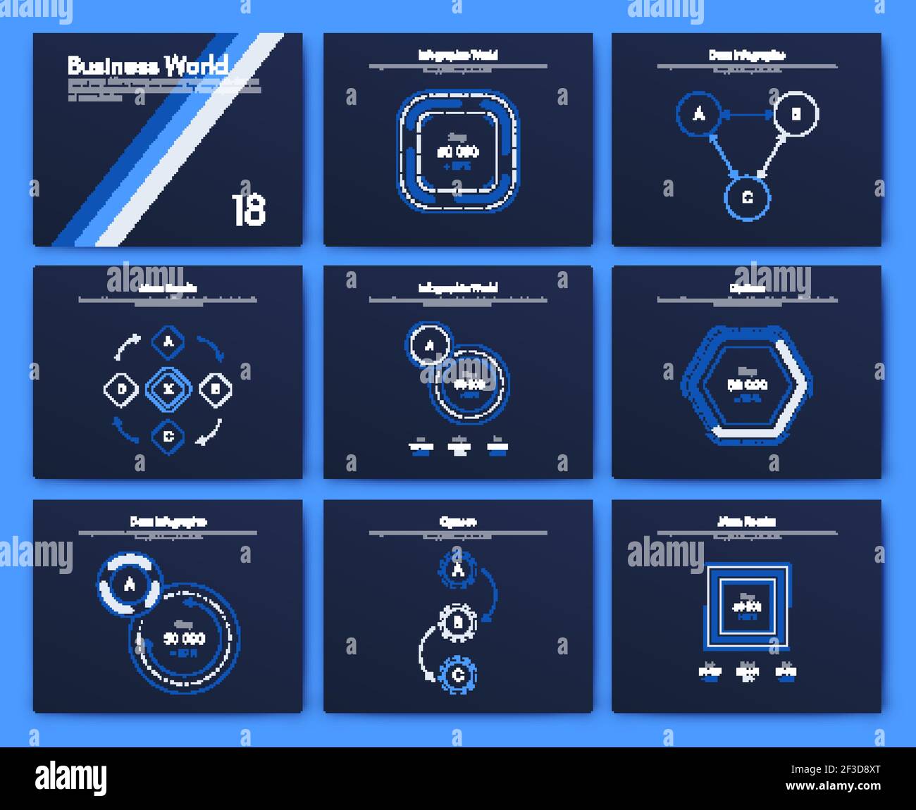 Modern infographic vector elements for business brochures. Use in ...