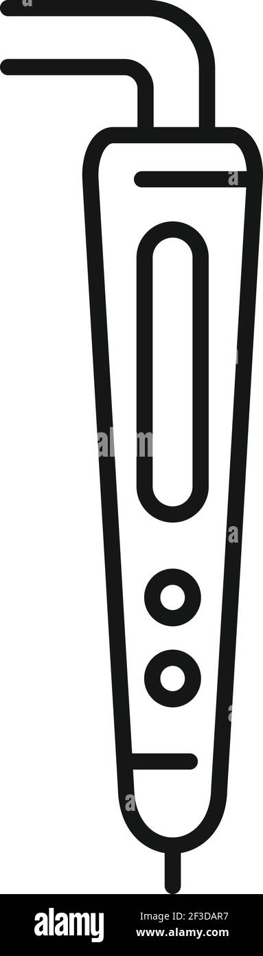 Gear printer icon outline Cut Out Stock Images & Pictures - Alamy