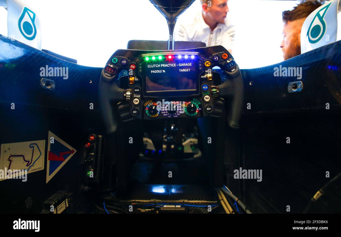 Mercedes AMG F1 Petronas GP W09 Hybrid EQ Power+, steering wheel and ...