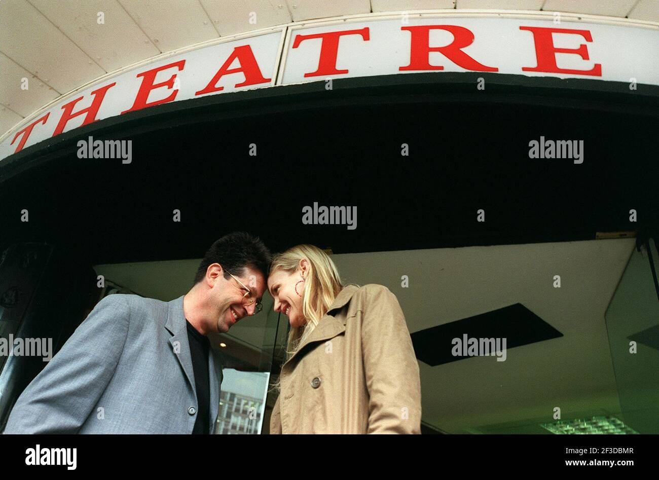 DARYL HANNAH AND FELLOW ACTOR ROLF SAXON AT THE QUEENS THEATRE TODAY ...