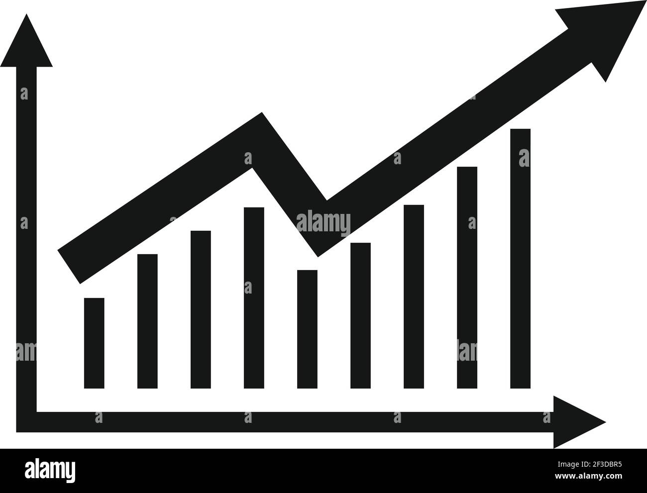 Declining stock chart Cut Out Stock Images & Pictures - Alamy