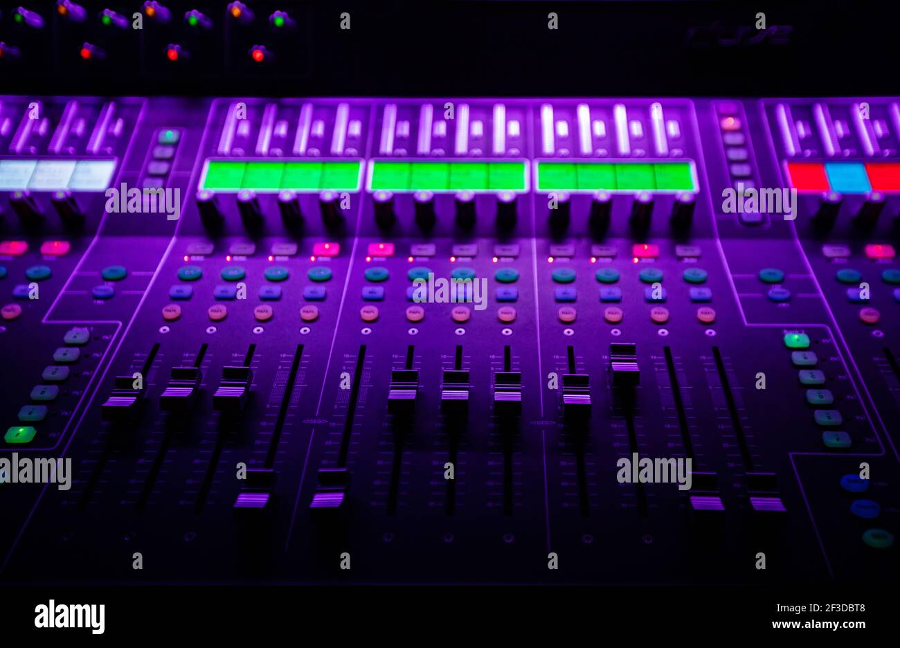 Sound control board operator hi-res stock photography and images - Alamy