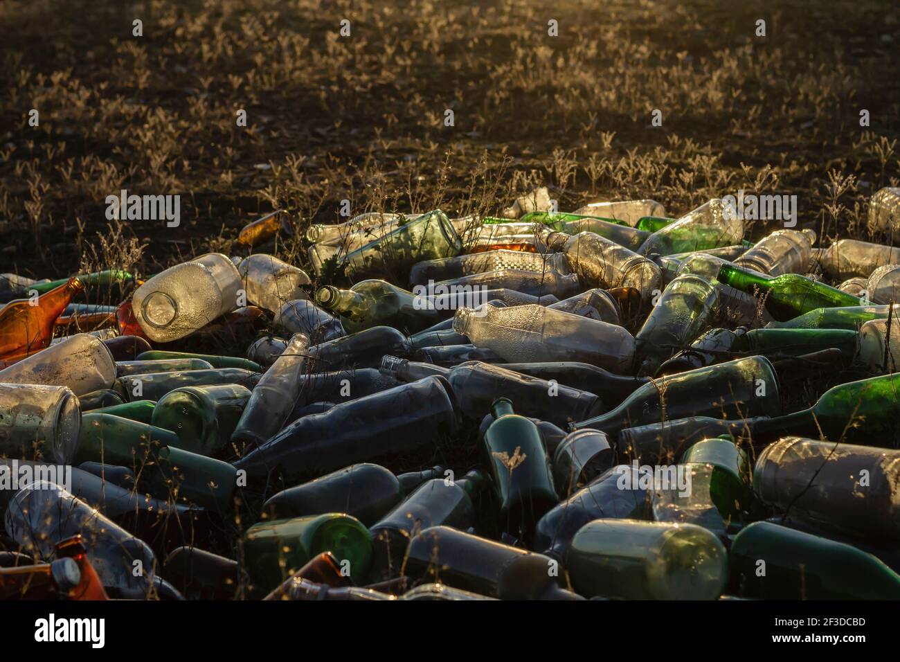 Wasted Glass Bottles High Resolution Stock Photography and Images - Alamy