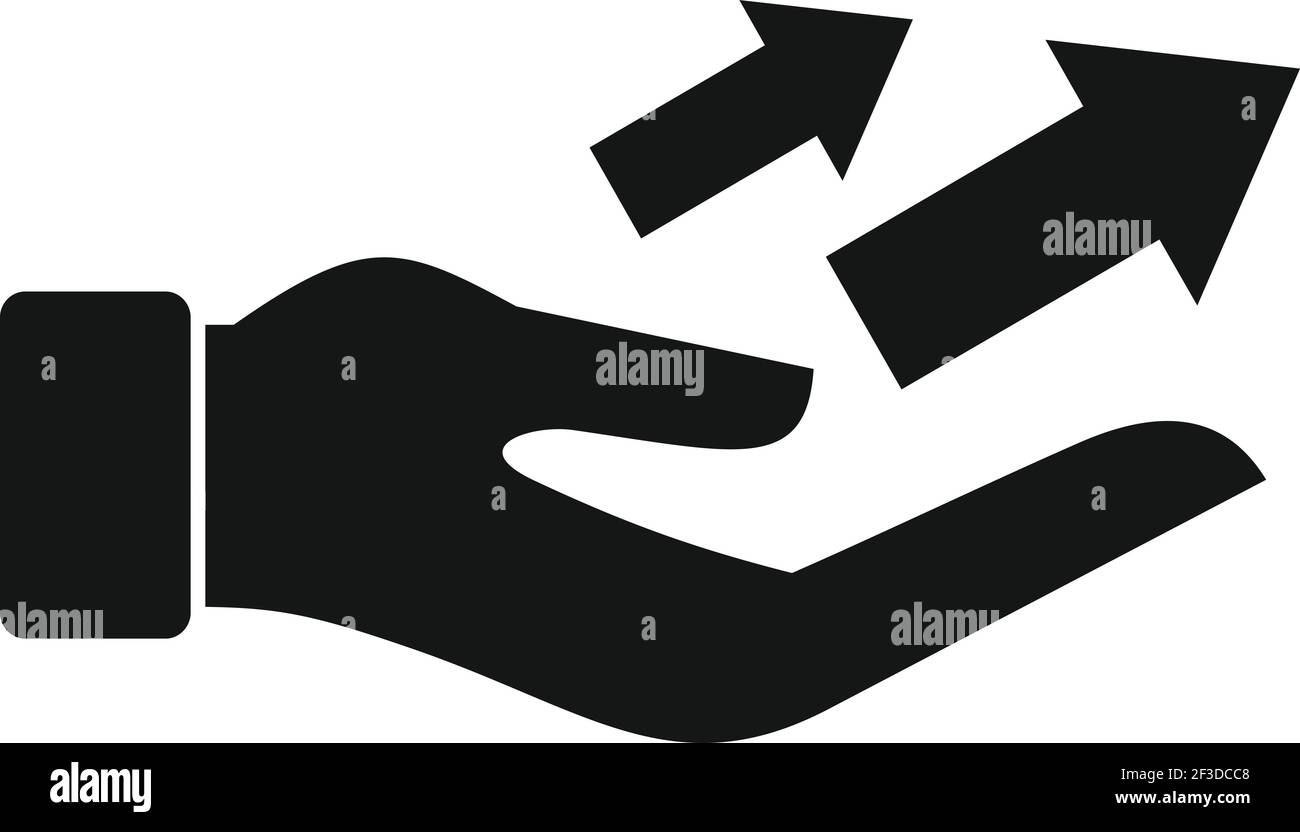 Crisis help hand icon, simple style Stock Vector Image & Art - Alamy