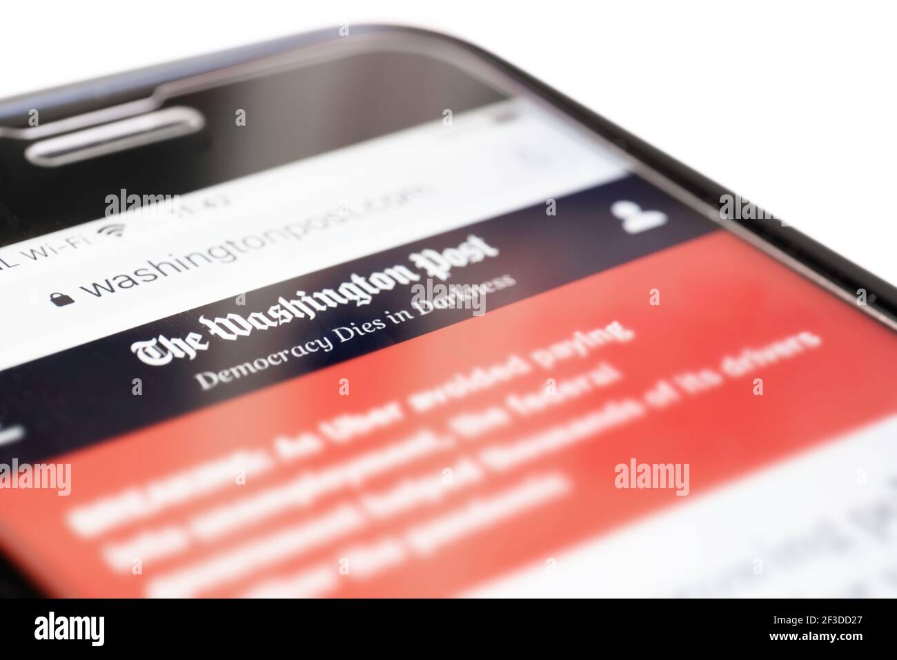 Washington post website screen hi-res stock photography and images - Alamy