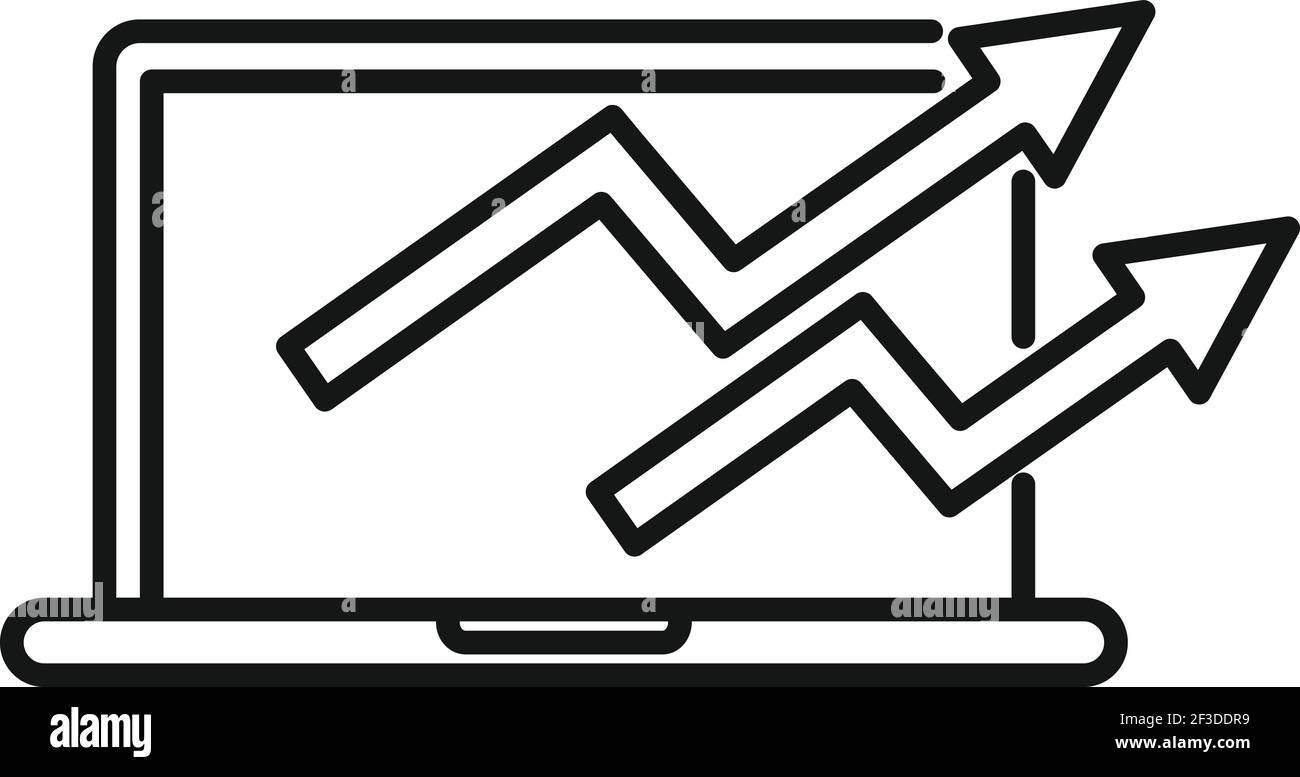 Restructure arrow icon, outline style Stock Vector Image & Art - Alamy