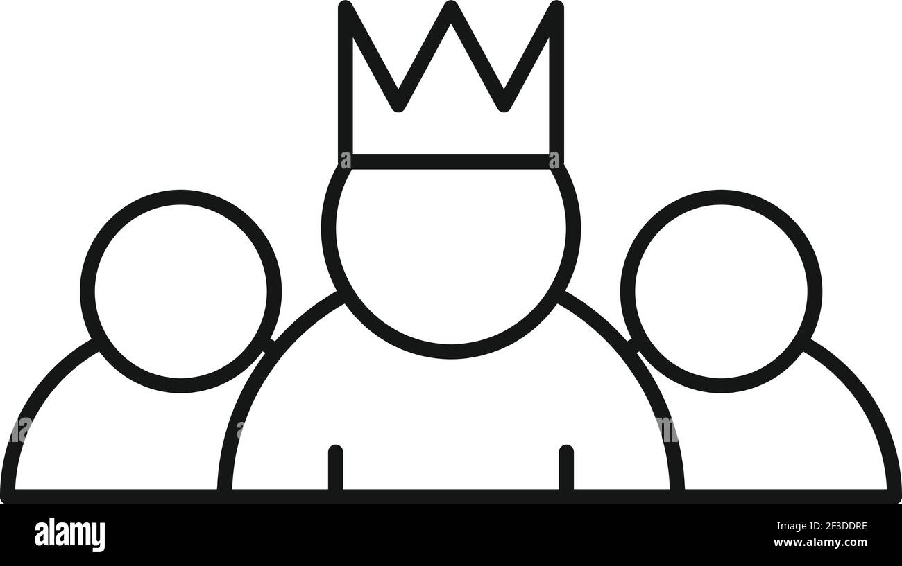 Crisis team icon, outline style Stock Vector Image & Art - Alamy